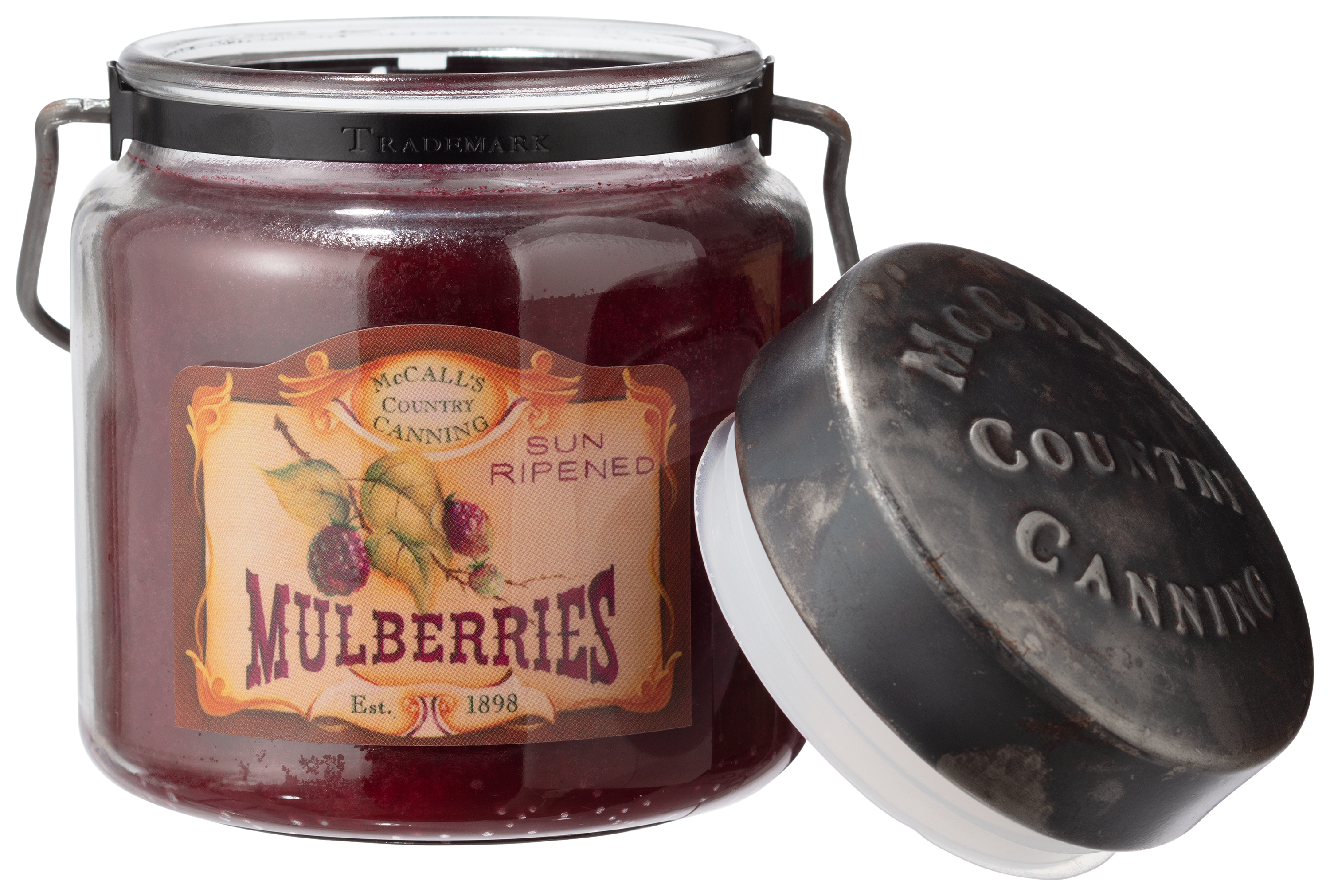 McCall's Country Canning Mulberries Scented Classic Jar Candle | Bass ...